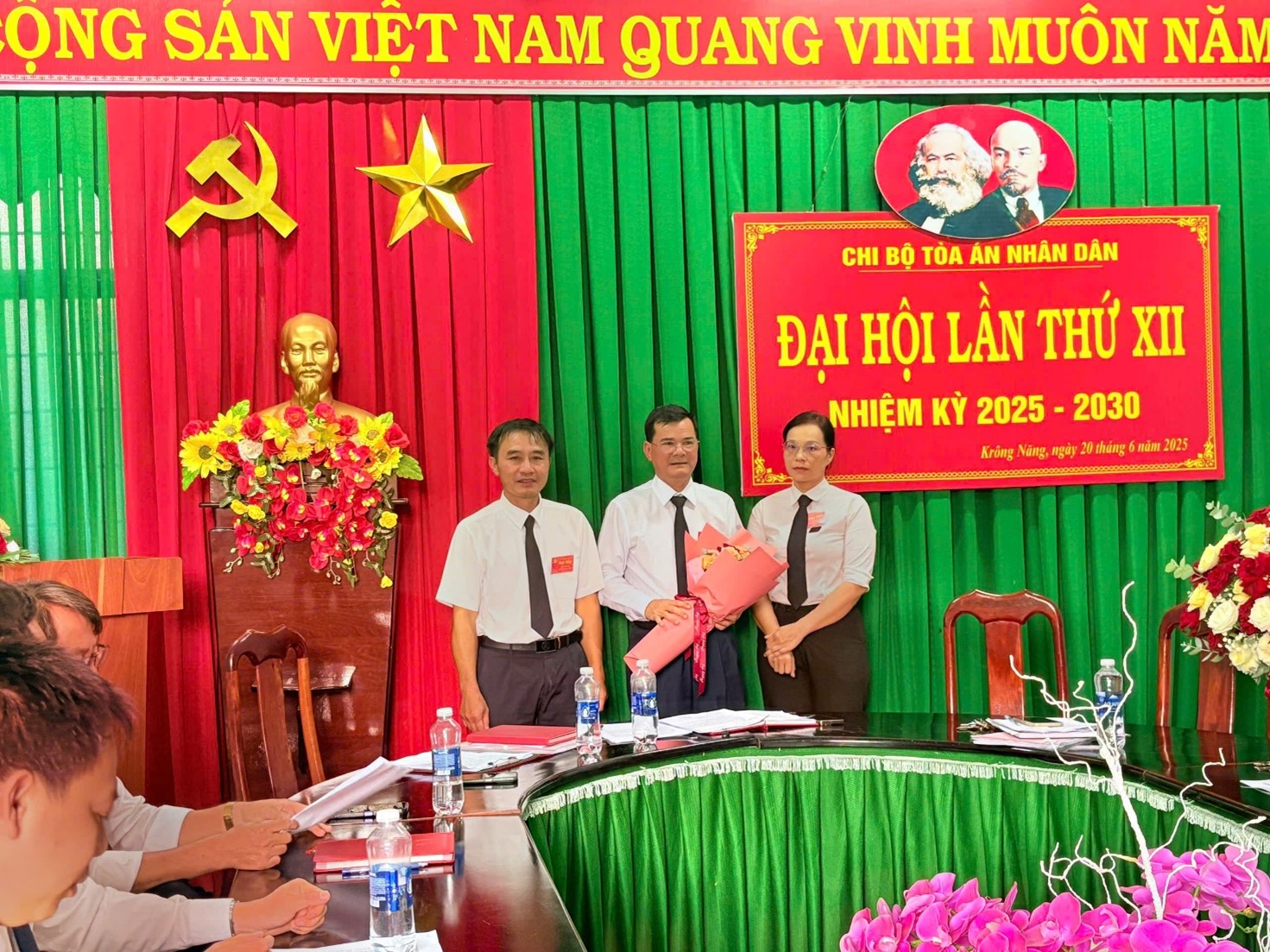 Chi bộ Toà án huyện Krông Năng tổ chức Đại hội Chi bộ Tòa án lần thứ XII nhiệm kỳ 2025 - 2030